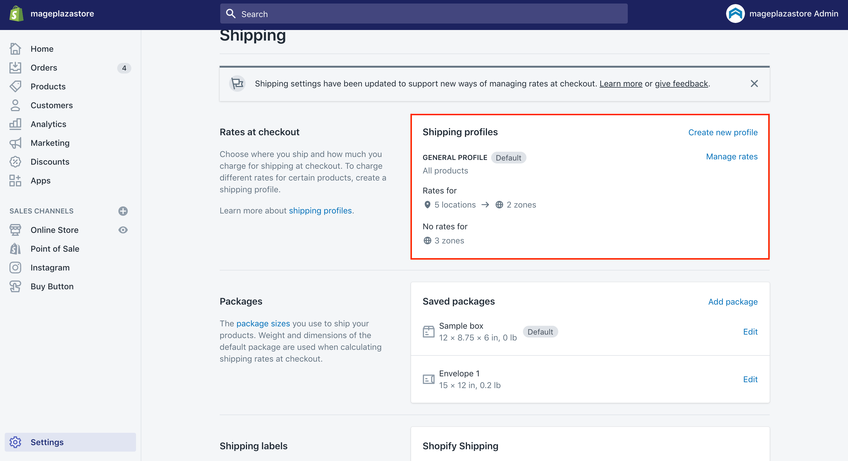 How to Add Flat Rate Shipping in Shopify