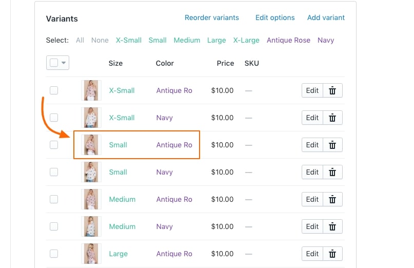 How To Change Image Based On Variant On Shopify