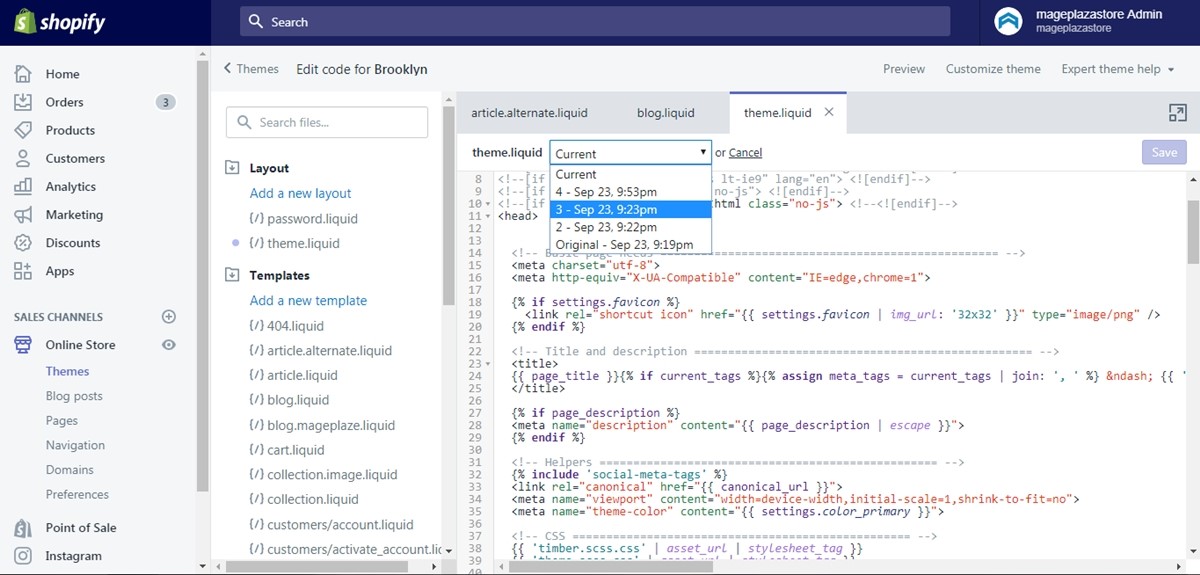 How To Edit Shopify Theme Code