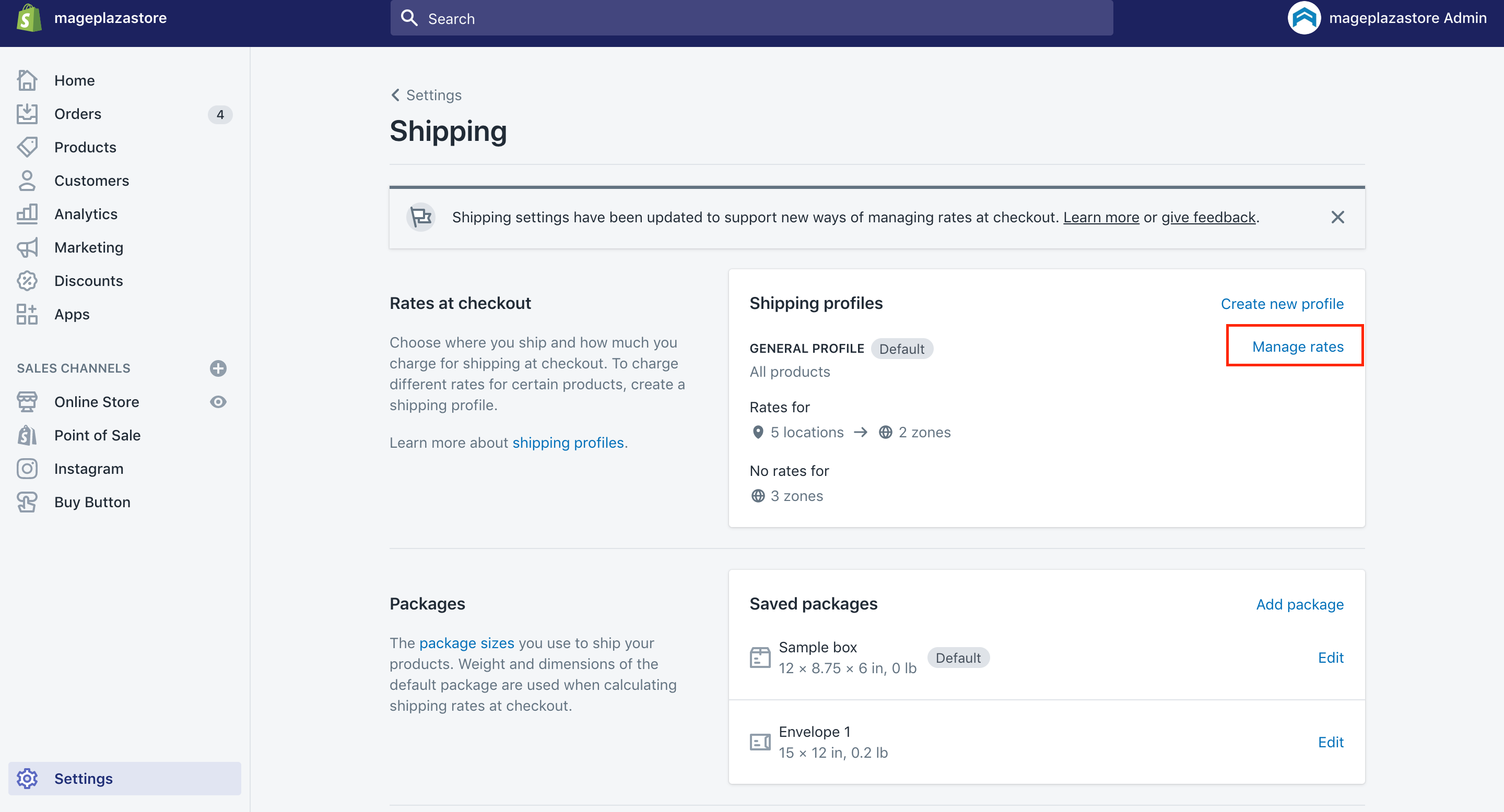 How to Add Flat Rate Shipping in Shopify
